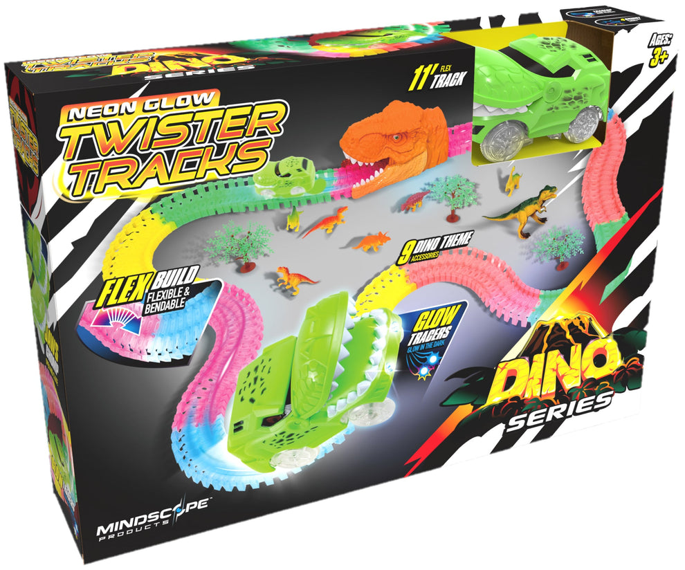 Twister Tracks Dinosaur or Shark Series Track Set – DIY Light Guy
